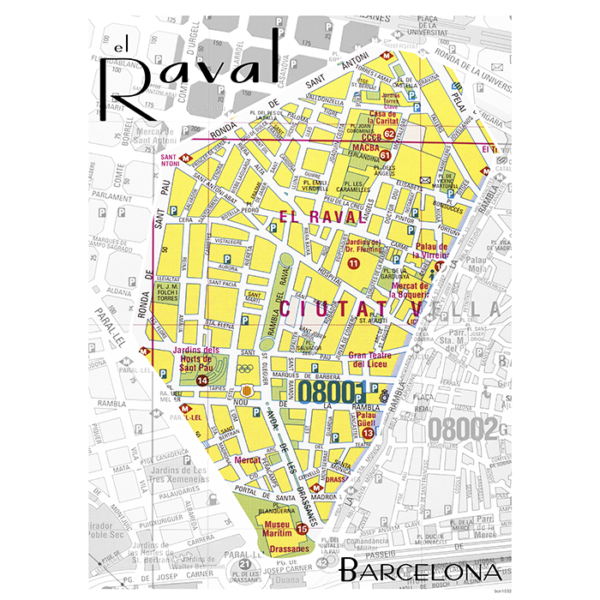 Barcelona. El Raval - Posters Verkerke